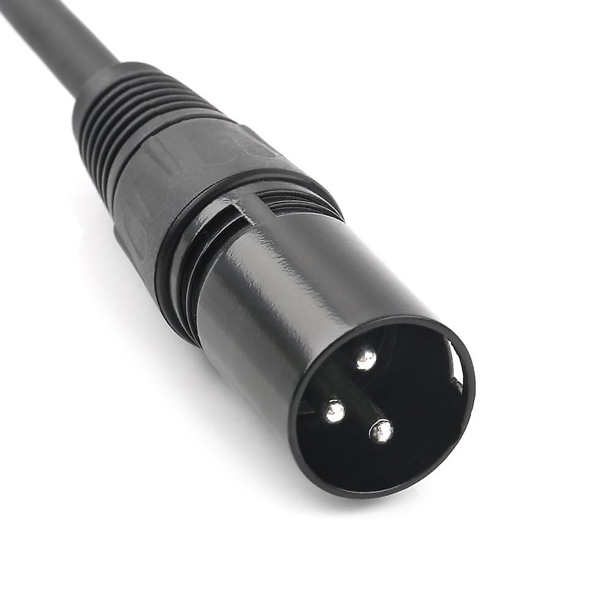 tisino XLR Y-Splitter Cable, Dual Female XLR to Male XLR Mic Combiner Y Cord Balanced Microphone Adaptor Patch Cable (3 Pin 2 Female to 1 Male)- 1.5 Feet