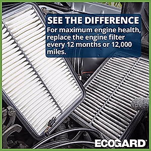 ECOGARD XA10583 Premium Engine Air Filter Fits Chrysler Pacifica 3.6L 2017-2021, Voyager 3.6L 2020-2021, Grand Caravan 3.6L 2021-2022