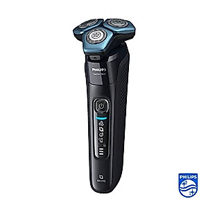 Philips Series 7000 Shaver — Wet and Dry Electric Shaver, Beard, Stubble and Moustache Trimmer with SkinIQ Technology, Black