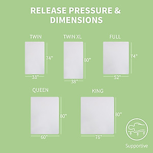 Opoiar 10 Inch King Size Memory Foam Mattress,Cooling Gel Mattress Bed in a Box,Mattress for Back Pain Relief,Supportive Pressure Relief,CertiPUR-US Certified,Made in USA,Medium,White