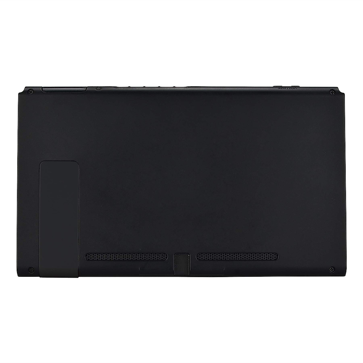 eXtremeRate 2 Set of Black Soft Touch Replacement Kickstand for Nintendo Switch Console, Back Bracket Holder Kick Stand for Nintendo Switch - Console NOT Included