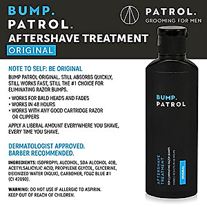 Bump Patrol Original Formula After Shave Bump Treatment Serum - Razor Bumps, Ingrown Hair Solution for Men and Women - 4 Ounces