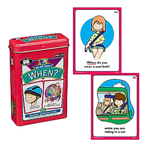 Super Duper Publications | Ask and Answer WH Question Five Fun Decks Bundle | Communication and Language Skills Flash Cards | Educational Resource for Children