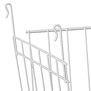 ClosetMaid Wire Hanging Shelf Basket for Storage, Organization in Closet or Pantry, No Assembly or Installation, Durable, White