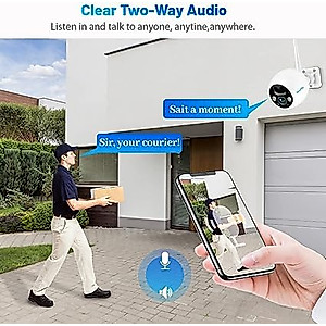 NoahTec Solar Security Cameras Wireless Outdoor, 2K HD Battery Solar Powered Cameras for Home Security Outside AI Motion Detection Siren, Spotlight Night Vision Two Way Talk (2.4GHz WiFi)