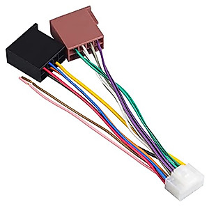 BATIGE 16 Pin ISO Wire Harness for Alpine 7513R UNI Car Stereo Radio Wiring Harness Connector Adaptor