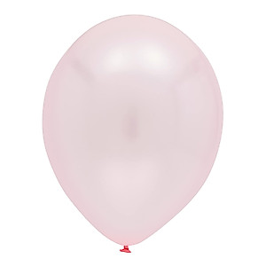 Sparkle and Bash 80 Pieces Elephant Baby Shower Decorations for Girl, Balloon Kit and 5x3 Backdrop (White, Pink, Gold)