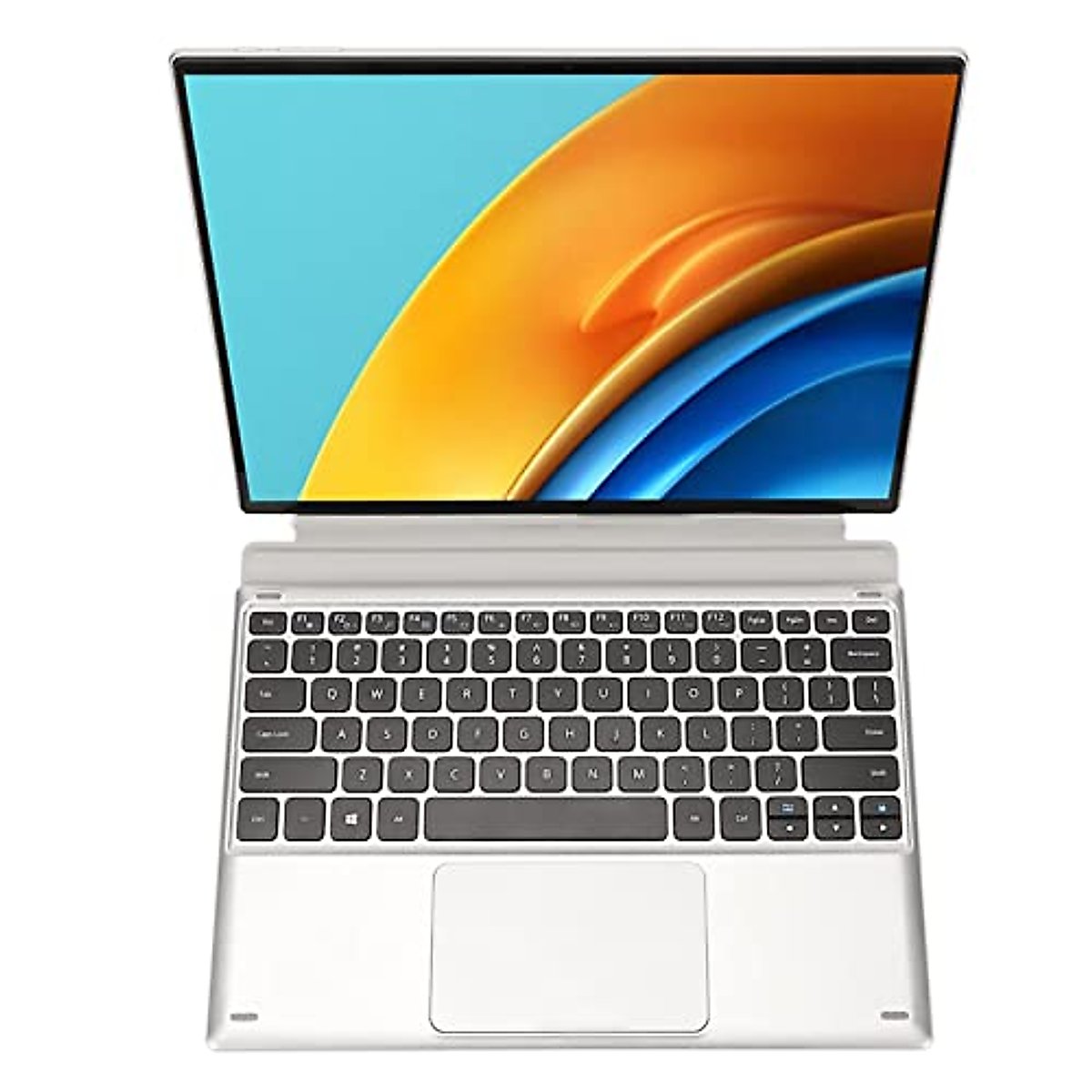 Zunate Laptop for Windows 11, 2 in 1 12.3in Touch Screen 2880x1920 IPS Display,with Magnetic Keyboard, for Intel J4125 2.00GHz, LPDDR4 12GB and 256GB SSD, Ultra Slim,Webcam,WiFi,BT