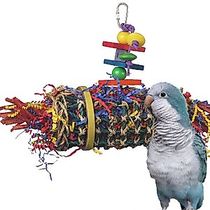 Super Bird Creations SB687 Firecracker Jr. Bird Toy, Medium Bird Size, 18" x 8"