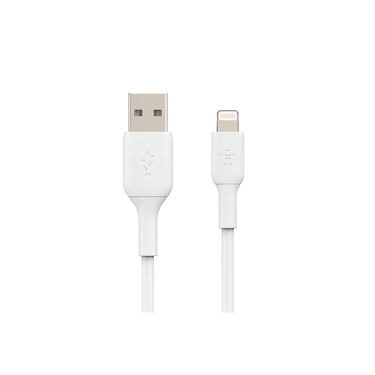 Belkin BoostCharge Lightning Cable 2-Pack - 3.3ft/1M - MFi Certified Apple iPhone Charger USB-A to Lightning Cable - iPhone Cable - iPhone Charger Cord - Apple Charger - USB Phone Charger - White