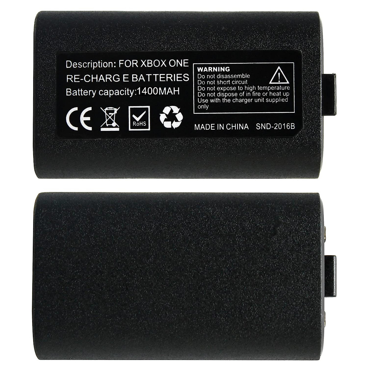 OSTENT USB Charger Cable Cord + Battery Pack for Microsoft Xbox One Wireless Controller