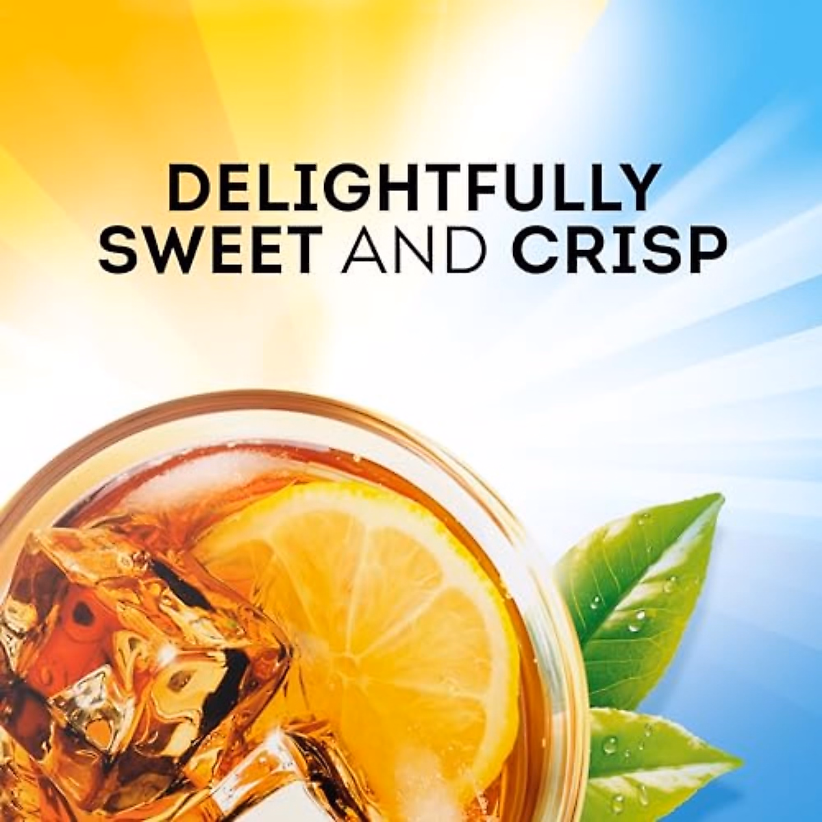 Lipton Family-Sized Black Iced Tea Bags, Southern Sweet Tea 22 ct (Pack of 6)