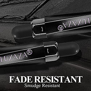 LUXAZA Cream Single Eyeshadow Stick with Blending Brush, Hypoallergenic Eye Shadow Stick Makeup, Pro Waterproof & Long Lasting Eye Brightener Stick, Matte Eyeshadow Pencil Crayon Matte #122