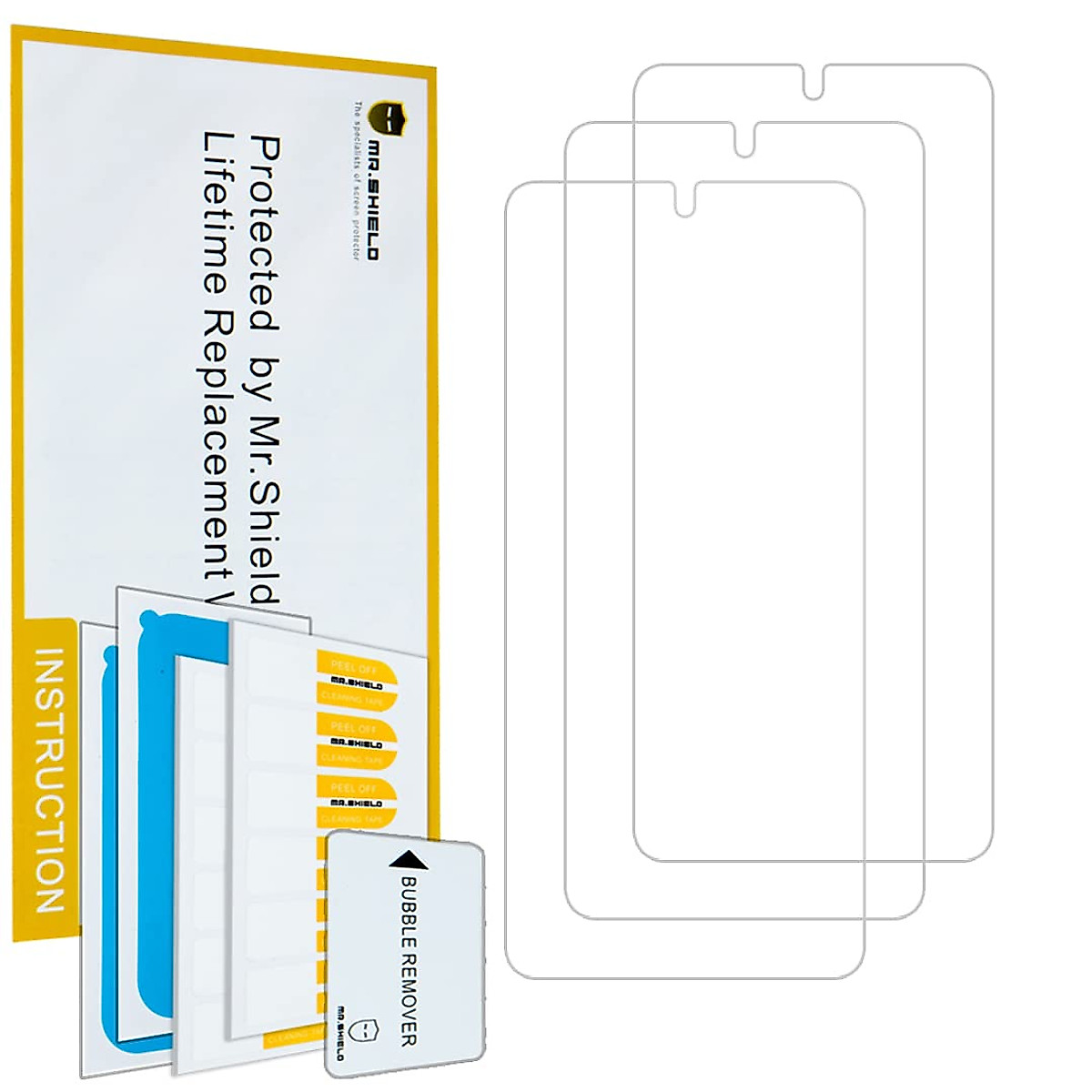 Mr.Shield Screen Protector compatible with Xiaomi Redmi Note 11 Pro 5G+4G / Redmi Note 11 Pro+ / Redmi Note 11 Pro Plus Anti-Glare [Matte] [3-Pack] (PET Material)