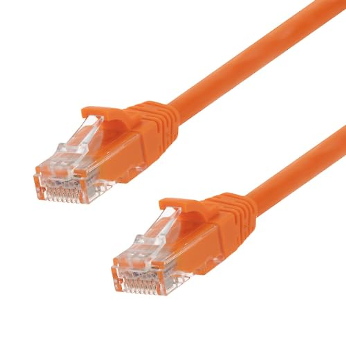 NavePoint Patch Cable, CAT6, UTP, 24AWG/7 * 0.18 MM, 0.5 Ft, 10 Pack, Orange