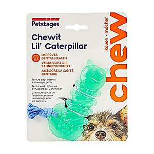 Petstages Orka Chewit Lil' Caterpillar Dog Chew Toy