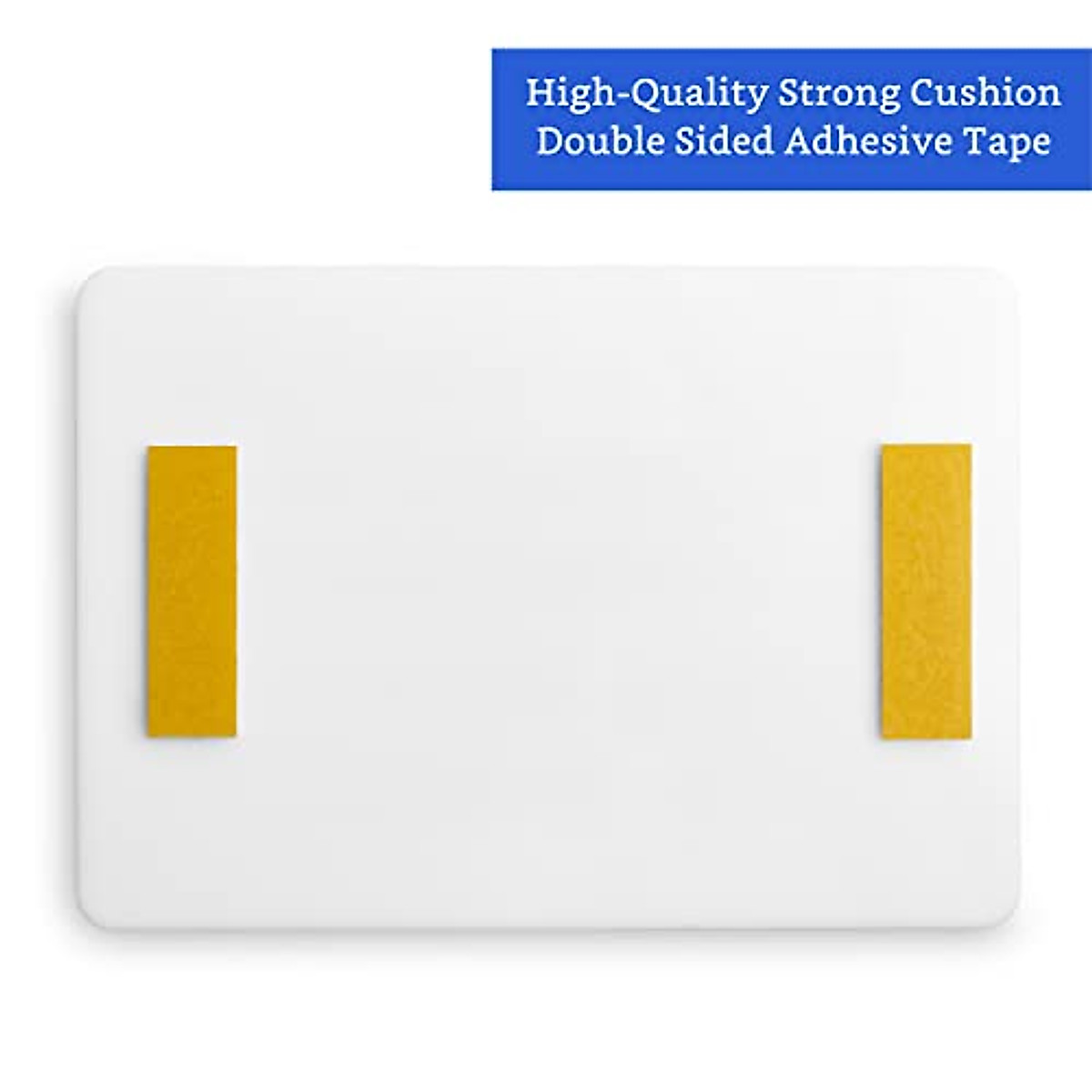 Septic System Do Not Flush Toilet Sign (White Acrylic 5 x 3.5 in) - Septic Safe Toilet Paper Sign - Do Not Flush Anything Except Toilet Paper - Do Not Flush Feminine Products Sign - Bathroom Signs for