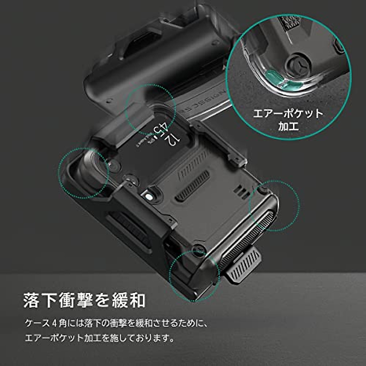 VRS DESIGN Terra Guard Active for Galaxy Z Flip 4 5G (2022), Premium Durable Semi-Auto Hinge Protective Case with Multi-Clip