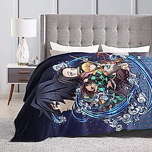 Anime Blanket Couch Throw Blanket Flannel Blankets for Couch Bed Living Room 50"X40"