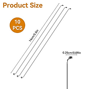 KALIONE 10 Pieces Cheese Slicer Wire, Cheese Wire Replacement Kit, Stainless Steel Cheese Cutter Wire, Butter Cutter Wire, Wire Cheese Cutter, Cheese Wire Knife Kit for Slicing Block Cheese Butter