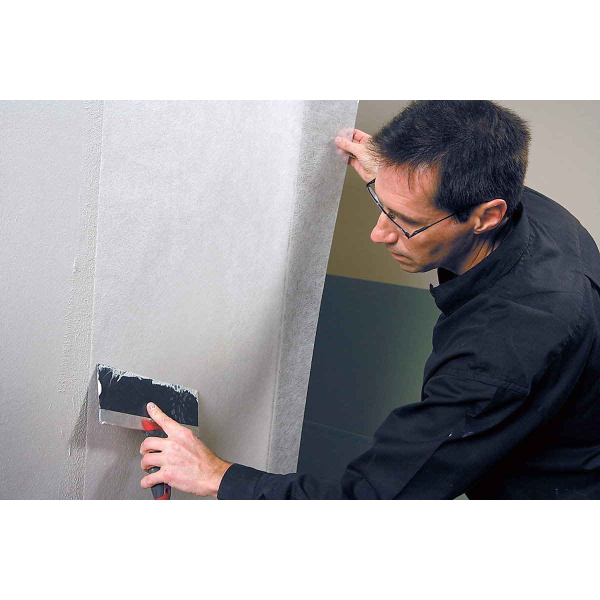 FibaFuse 36 inch x 75 feet Paperless Wall Reinforcement, White