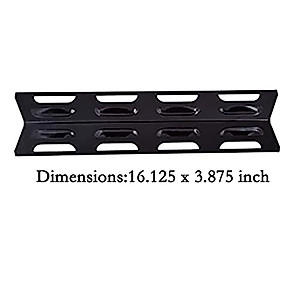 Htanch PN2071(5-Pack) SA2411 (5-Pack) 16 1/8" Heat Plates and Burners Replacement for Perfect Flame SGL2008A, SLG2007A, SLG2007B, SLG2007D Gas Grill