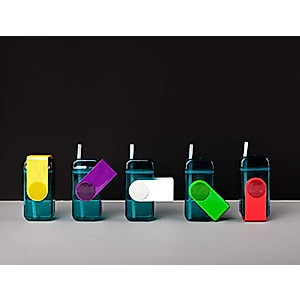 asobu Juicy Drink Box The Ultimate Unbreakable Reusable 10oz Water Bottle for Kids Bpa Free (Red)