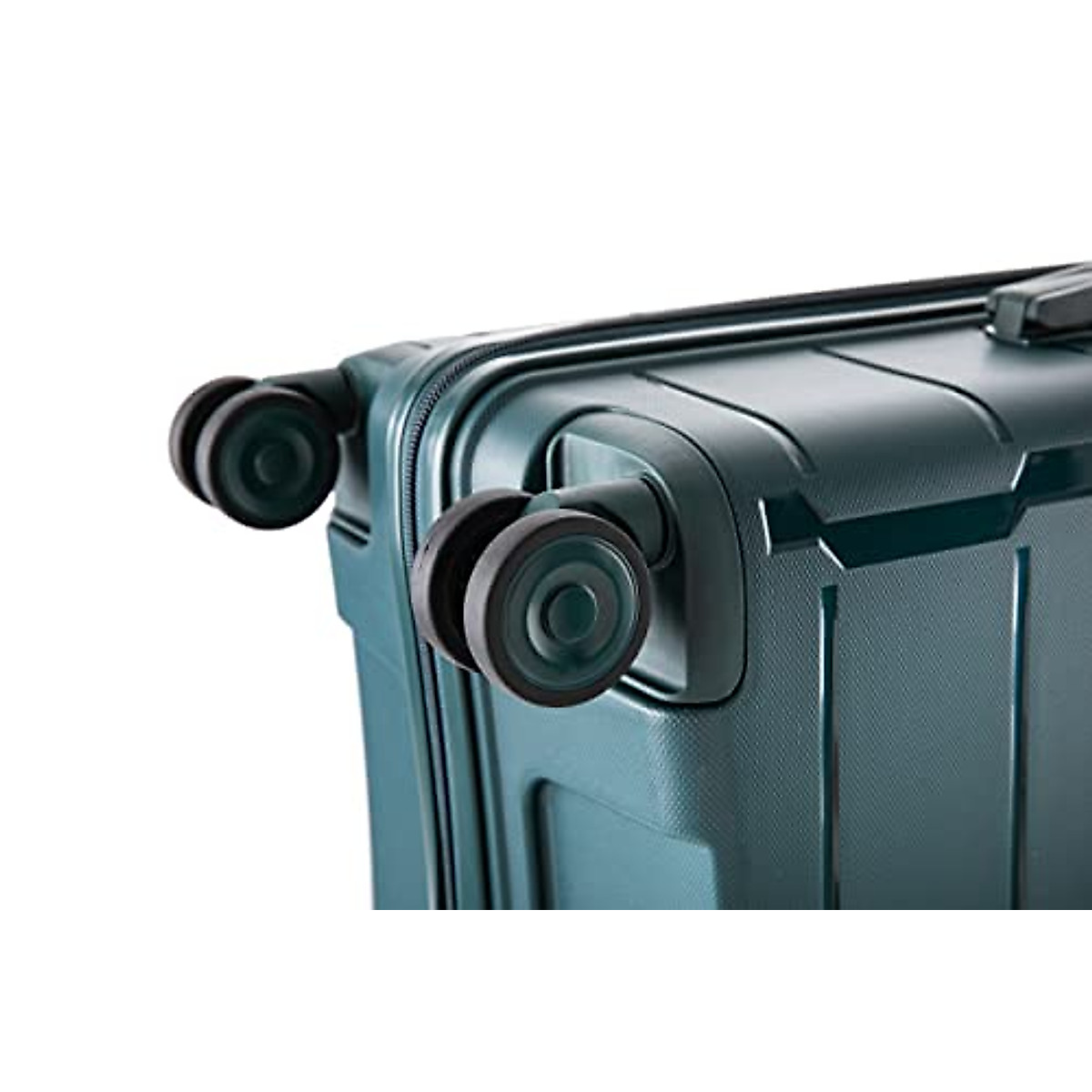 Rockland Vienna Hardside Luggage with Spinner Wheels, Green, 3-Piece Set (20/24/28)