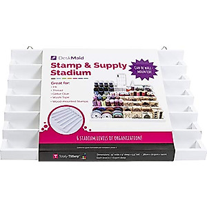 Totally-Tiffany Stamp&Supply Stadium 6 Level, One Size, White