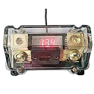 Car Audio Digital Led Display Fuse Holder ANL Include Fuse Distribution block 1 way in 1 way out
