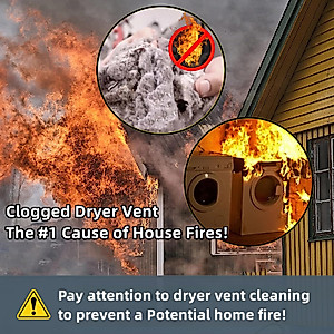 JEDELEOS Dryer Vent Cleaner Kit for Shark Navigator & Rotator NV350 NV351 NV352 NV353 NV360 NV500 NV501 NV752 NV751 Series Vacuum Attachment Flexible Crevice Tool Dryer Vent Lint Remover