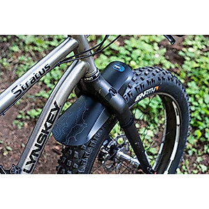 Portland Design Works Portland Desing Works | Mud Shovel 6.5 Fat Bike Fork Fender, Black Topo (373)
