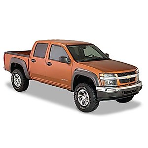 Bushwacker Extend-A-Fender Extended Front Fender Flares | 2-Piece Set, Black, Smooth Finish | 41029-02 | Fits 2004-2012 Chevrolet/GMC Colorado/Canyon