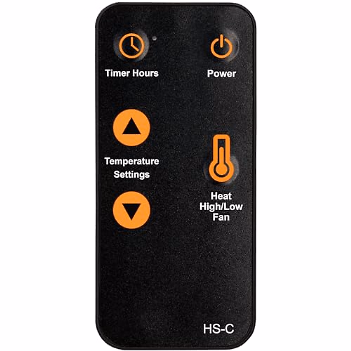 Compatible with Heat Surge Electric Fireplace Stove Heater Infrared Remote Control Accent Power Tower, Mini Glo Touch, Mini Glo Touch HD Widescreen, 2014 S8 EV.3 RNG Item # 30000770