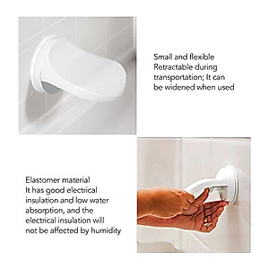 Atenalslbo Shower Pedal,Shower Foot Rest,Shower Foot Rest for Shaving Legs,Shower Step,Foot Rest for Shower to Shave Legs for with Suction Cup for Bathroom Toilet