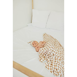 Copper Pearl Large Premium Knit Baby Swaddle Receiving Blanket Rad