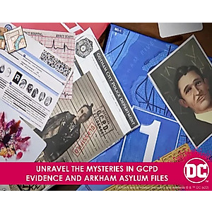 Infinite Rabbit Holes Arkham Asylum Files: Panic in Gotham City Augmented Reality Board Game - Escape Room-esque Batman Mystery with Harley Quinn and The Joker, Family Night - iOS 15+ | Android 13