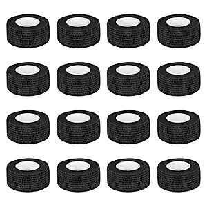 Bandage Wrap 16 Pack 1”x 5 Yards Self Adherent Wrap Breathable Self Adhesive Bandage Wrap Rolls Cohesive Bandage Athletic Elastic First Aid Tape for Stretch Athletic, Ankle Sprains, Swelling, Sports