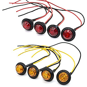 Universal ATV UTV Rocker Switch Turn Signals Street Legal Kit Side by Side Turn Signal Light Flasher Relay Wire Harness for Polaris RZR Ranger Turbo Can-Am (Non-Backlit, Green)