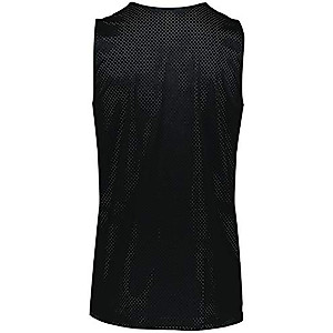 Augusta Sportswear Youth Tricot Mesh Reversible 2.0 Jersey M Black/White