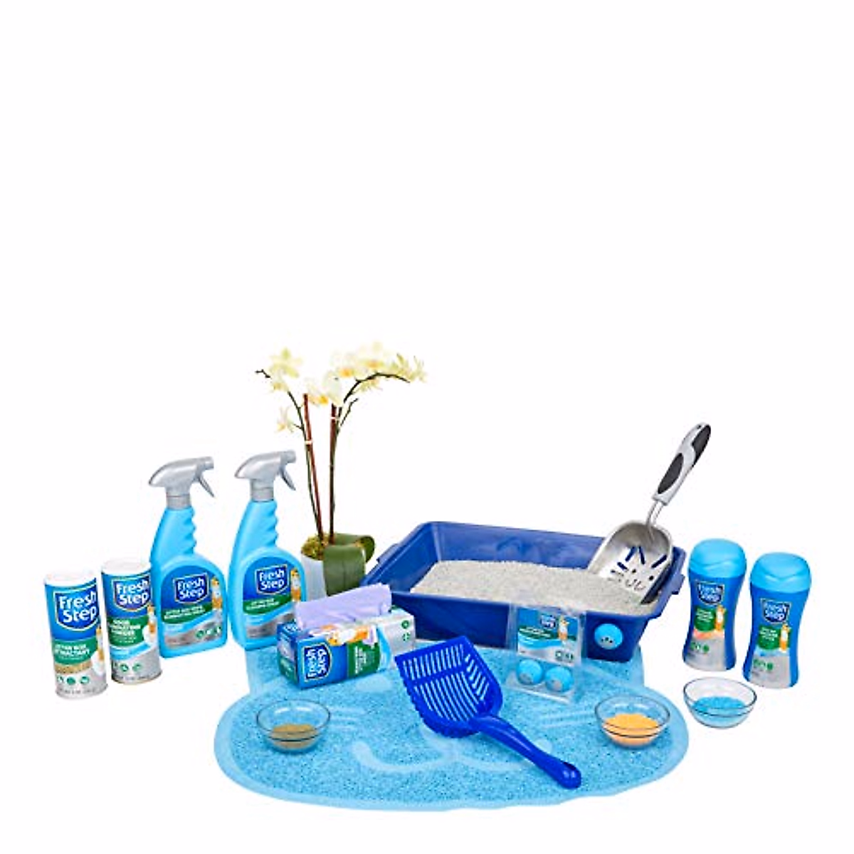 Fresh Step Cat Litter Box Cleaning Spray | Removes Tough Urine Odors | Cat Litter Box Deodorizer | Easy to Use Urine Odor Remover Spray, 24 Ounces