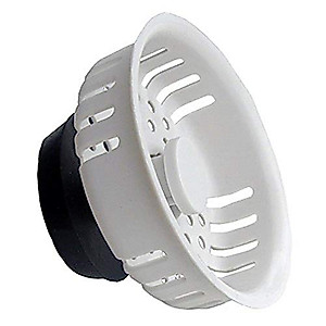 LASCO 03-1301 Abs Replacement Basket Strainer for Kitchen Sink Strainers, 1.5", White