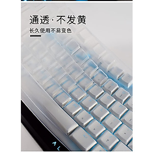 Transparent Clear Silicone Keyboard Cover Protectors for Alienware RGB Gaming Keyboard AW510K