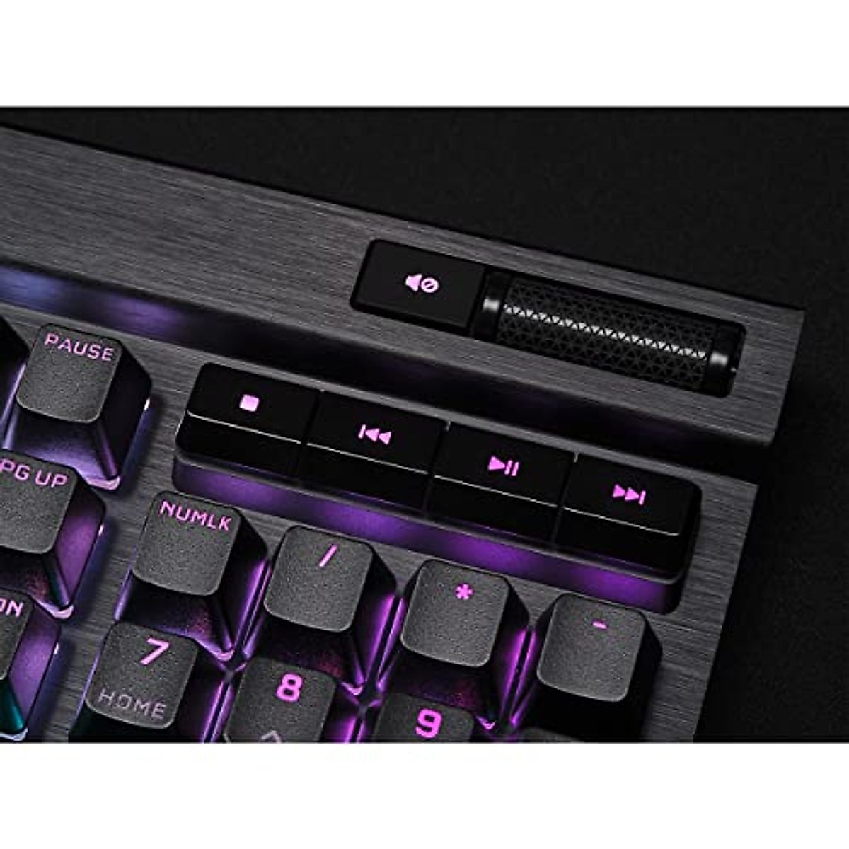 Corsair K70 RGB PRO Wired Mechanical Gaming Keyboard (Cherry MX RGB Red Switches: Linear and Fast, 8,000Hz Hyper-Polling, PBT Double-Shot PRO Keycaps, Soft-Touch Palm Rest) QWERTY, NA - Black