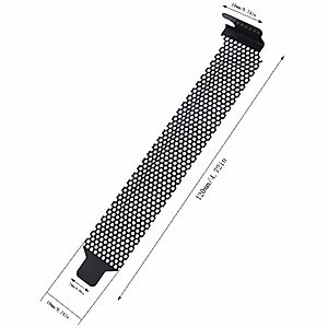 Mutai PCI Slot Cover 5PCS Black PCI Bracket Vented Slot Covers Hard Steel Dust Filter Blanking Plate with Screws for Computer Cases