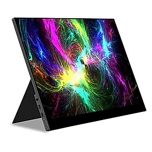 NewDream8 14 Inch Portable Monitor, 3840x2160P 4K UHD IPS Screen,HDR Ultra-Thin Gaming Office Expand Dual Monitor with Type-C USB HDMI for Mobile Laptop Xbox PS4 PC Phone