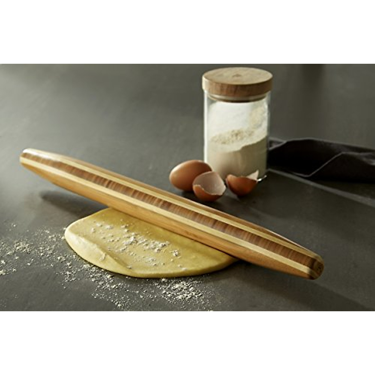 Totally Bamboo Rolling Pin, 20.5-Inch, Large-20 1/2",Large - 20 1/2"