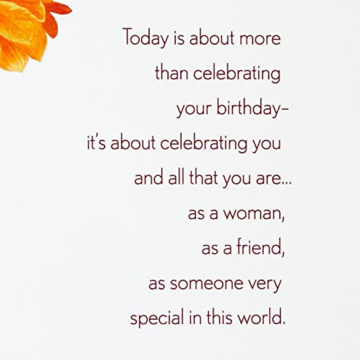 Hallmark Birthday Card for Women (Unforgettable)