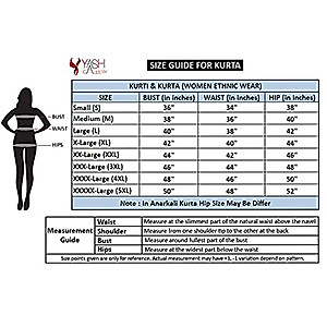 Yash Gallery Women's Cotton Ikat Print A-Line Kurta (Blue)