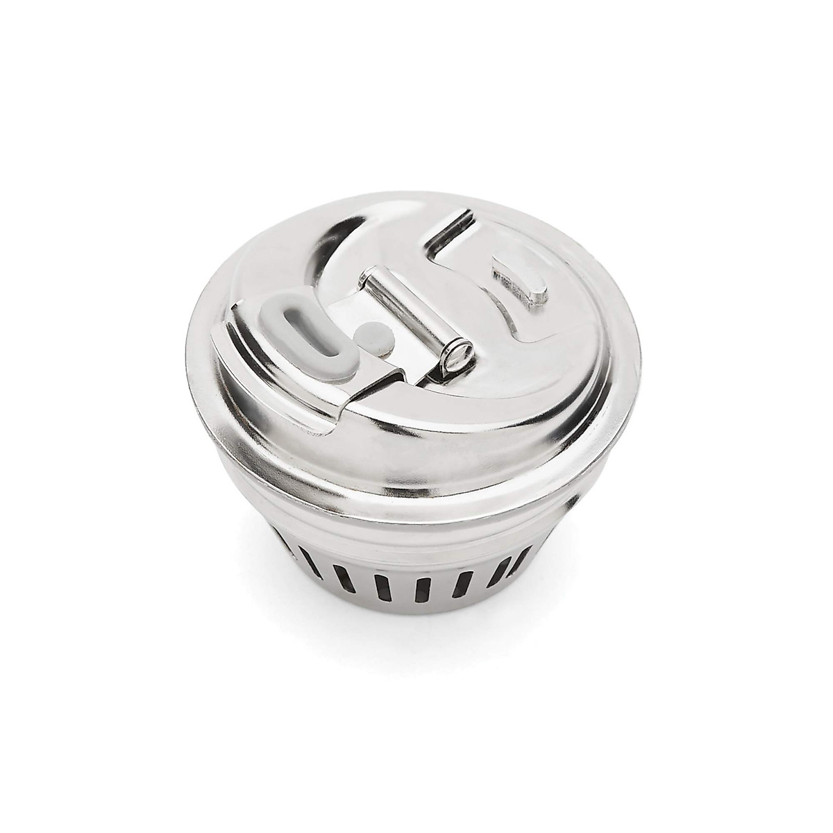 Jarware Stainless Steel 2-in-1 Drink and Fruit Infusion Lid, Regular-Mouth, Silver